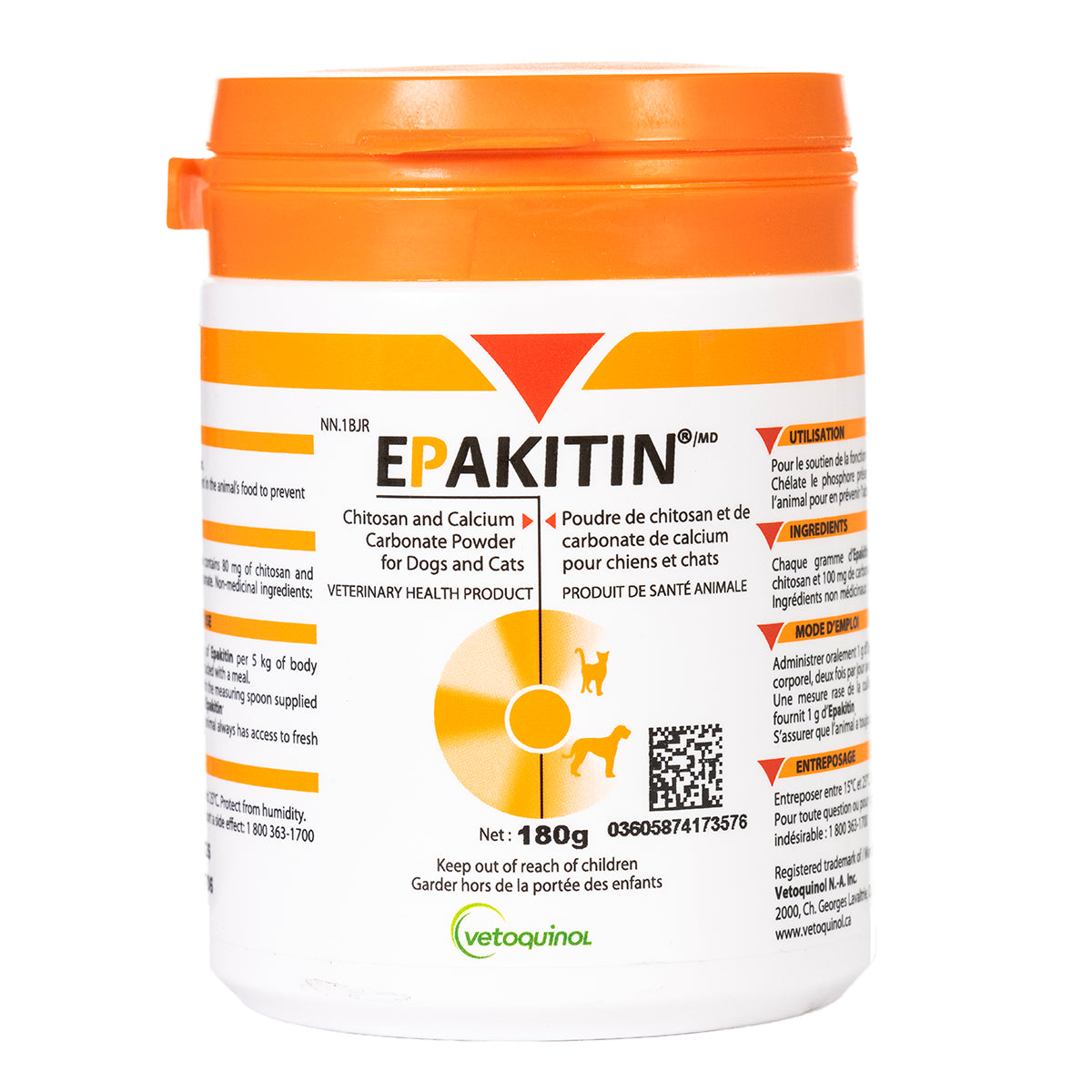 EPAKITIN CHITOSAN and CALCIUM CARBONATE POWDER - 180g – centralvetshop